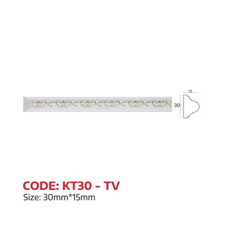Phào nẹp tường KT30 - TV - NHỰA HÀ LINH - WEBSITE CHÍNH THỨC