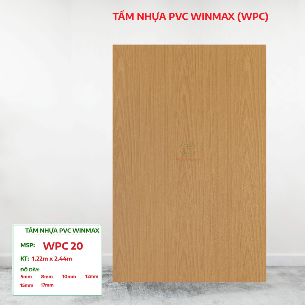 Tấm nhựa PVC Winmax (WPC) - NHỰA HÀ LINH - WEBSITE CHÍNH THỨC