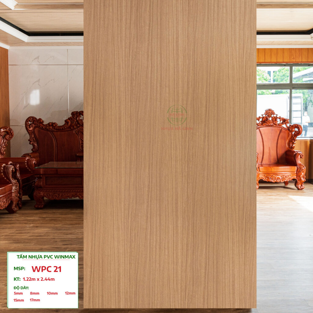 Tấm nhựa PVC Winmax – WPC 21 - NHỰA HÀ LINH - WEBSITE CHÍNH THỨC