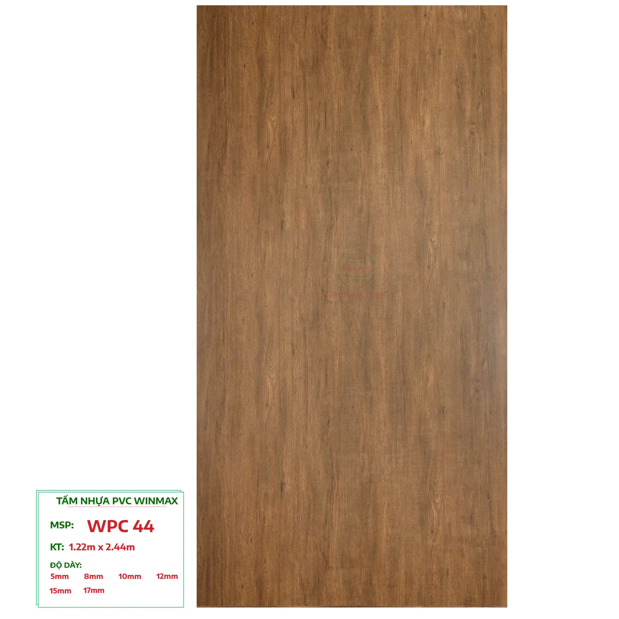 Tấm nhựa PVC Winmax – WPC 44 - NHỰA HÀ LINH - WEBSITE CHÍNH THỨC