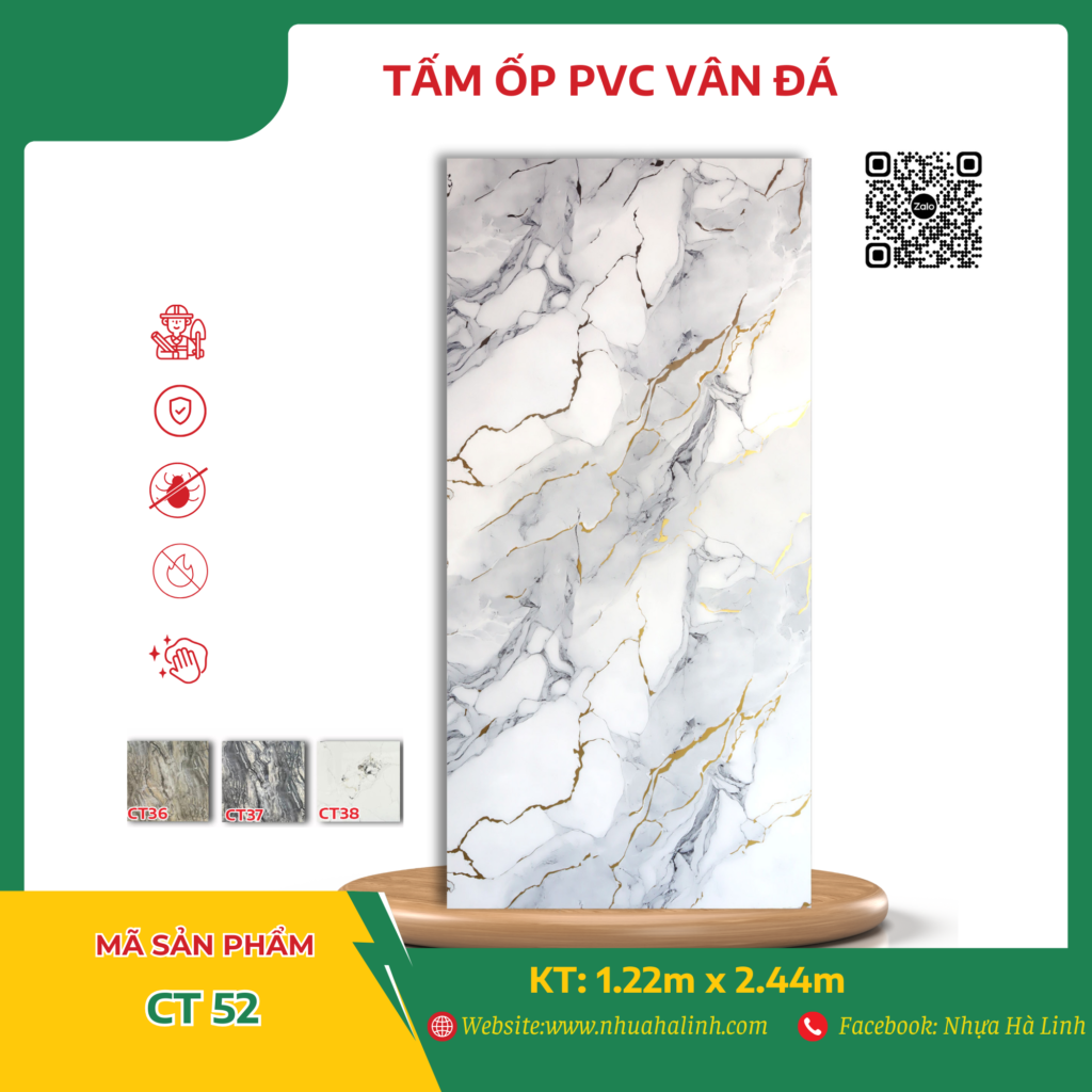 PVC vân đá cẩm thạch - NHỰA HÀ LINH - WEBSITE CHÍNH THỨC